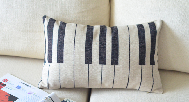 Cute Piano Key Pillow on Luulla